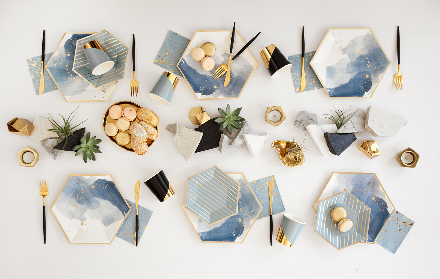 Party Plates - Modern Paper Plates - Harlow & Grey