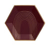 Bordeaux - Maroon Arch Large Paper Plates – Harlow & Grey