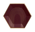 Bordeaux - Maroon Arch Large Paper Plates – Harlow & Grey