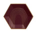 Bordeaux - Maroon Arch Large Paper Plates – Harlow & Grey