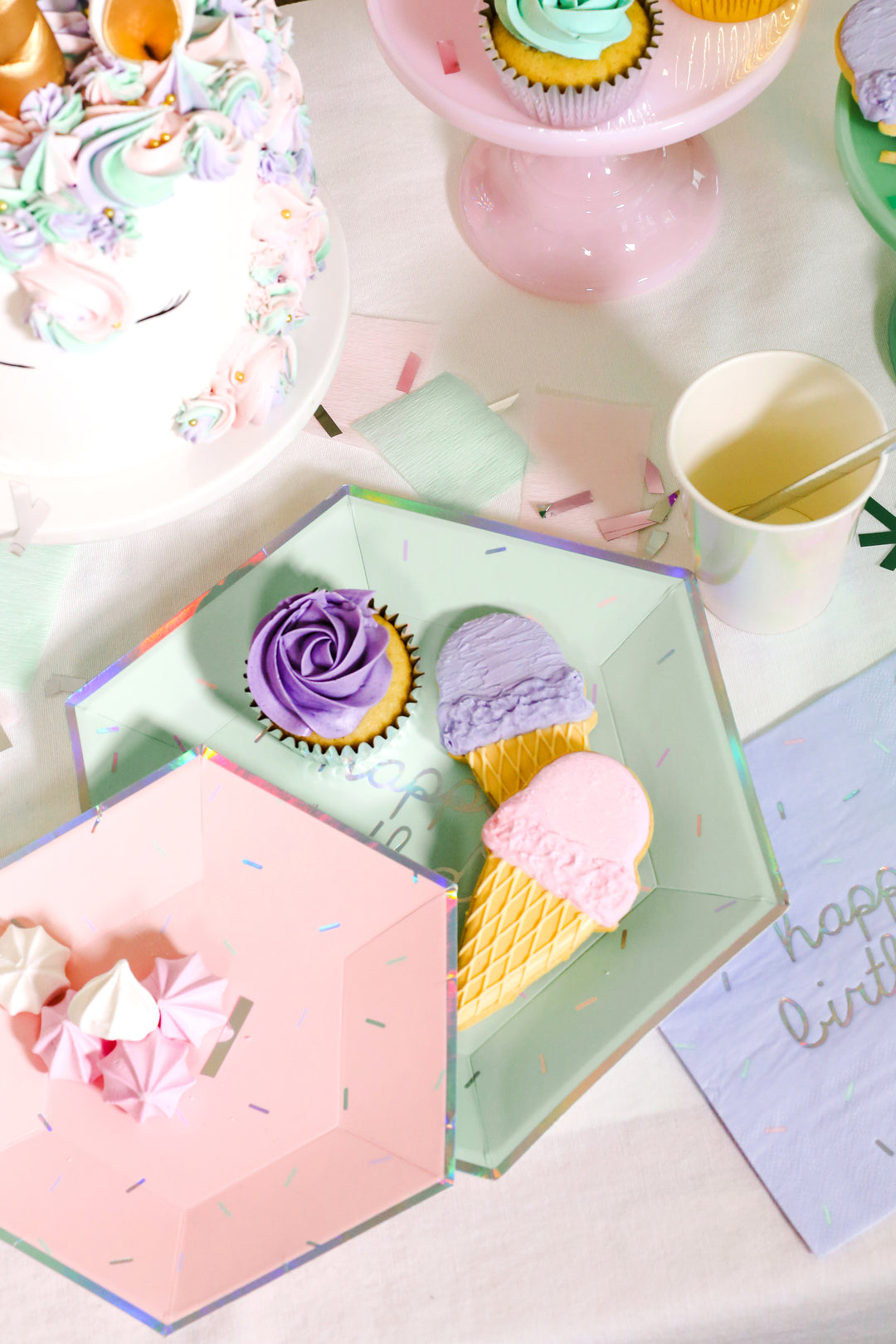 Sprinkles - Pastel Happy Birthday Kit (60-Piece Pack) – Harlow & Grey